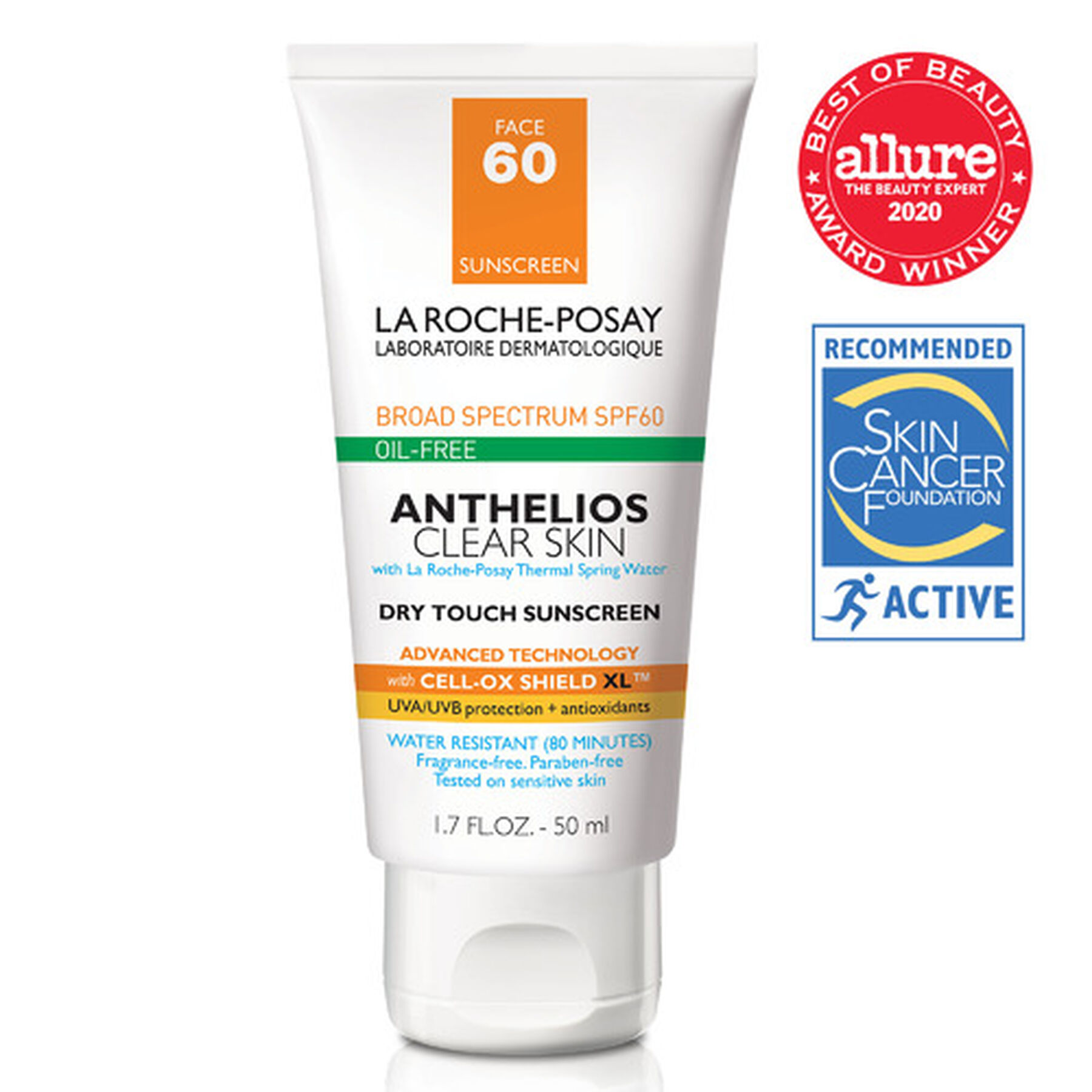 La Roche Posay Anthelios Clear Skin Dry Touch Face Sunscreen Oil Free