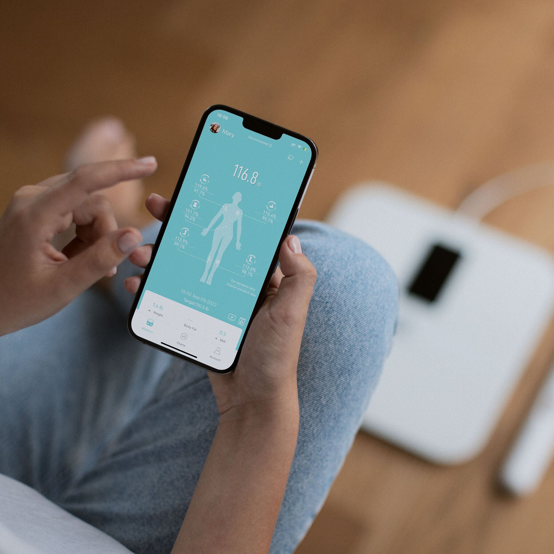 Full Body Analysis Scale — Caring Mill™ by Aura